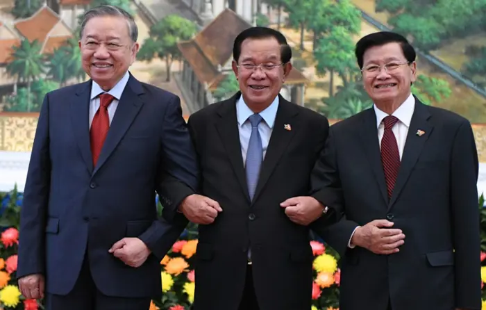 Hun Sen Named Acting Head of State: Welcomes Lao President to Cambodia