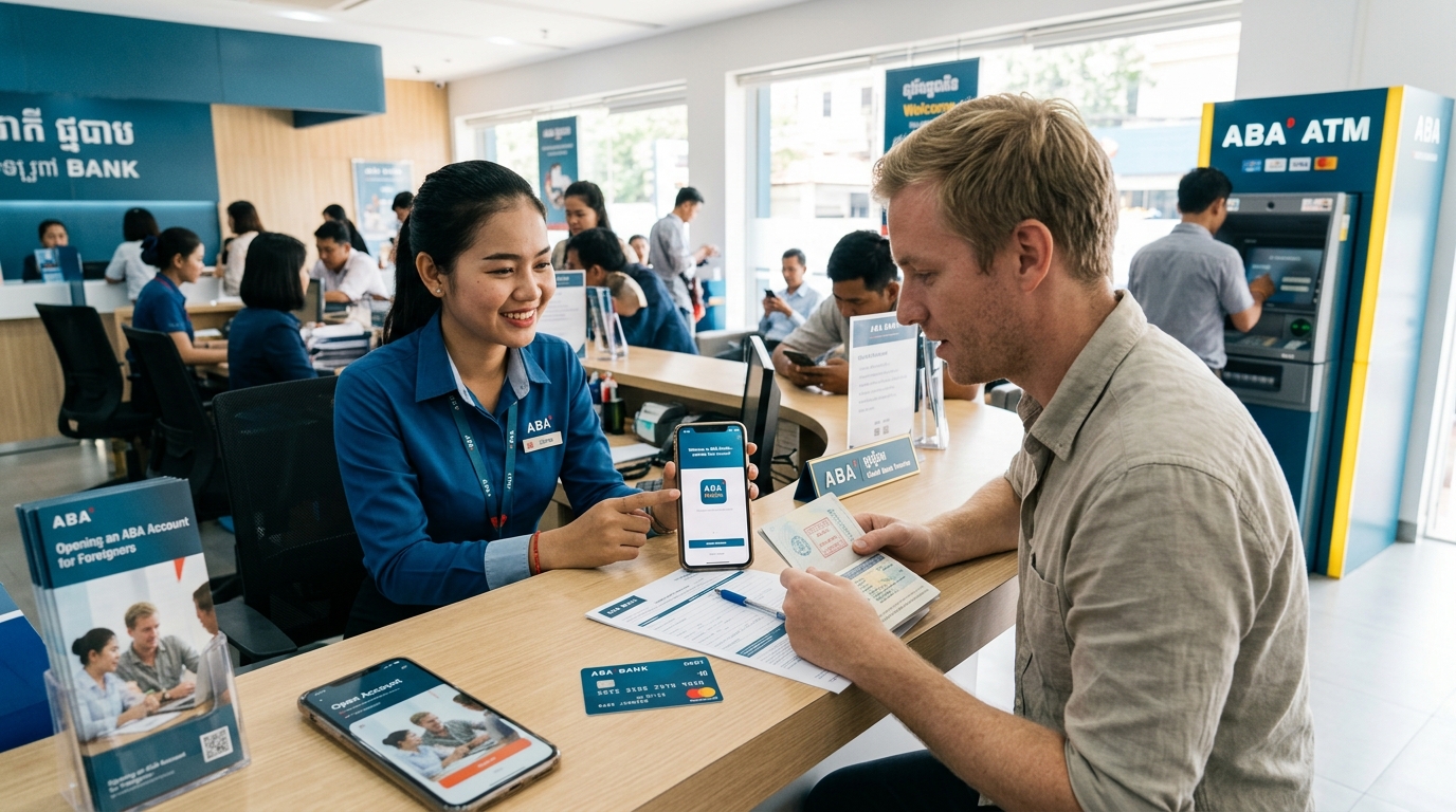 Open ABA Bank Account Cambodia: Step-by-Step Guide 2026